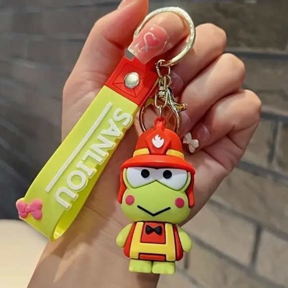 Sanrio | Accessories | Keroppi Hello Kitty Sanrio Keychain Firm On ...